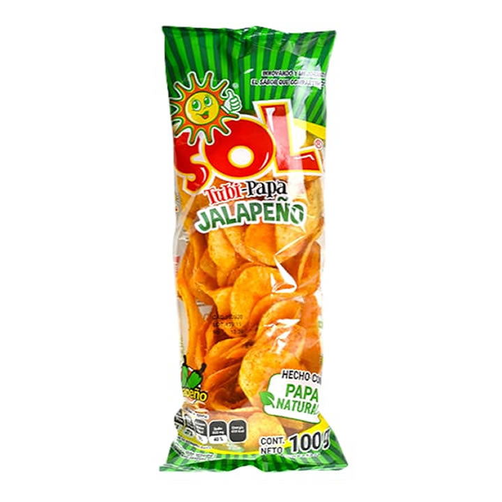 Tubi Papa Sol Jalapeño 100gr – Dulceria tobi