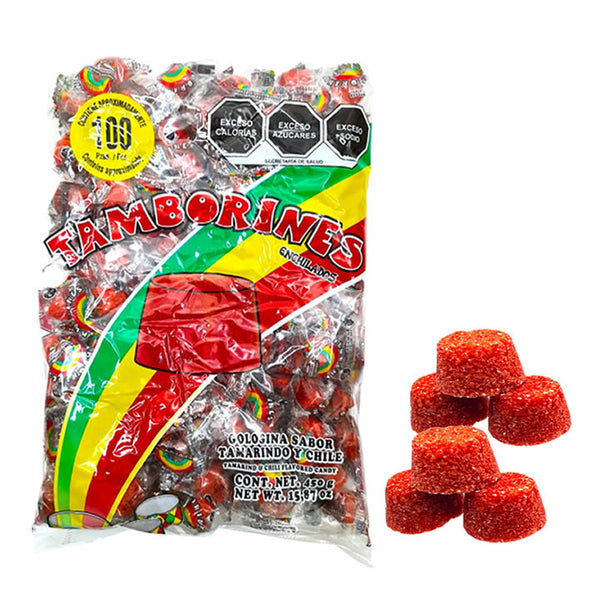 Tamborines Dulce Enchilado Con 100 Pzas – Dulceria tobi