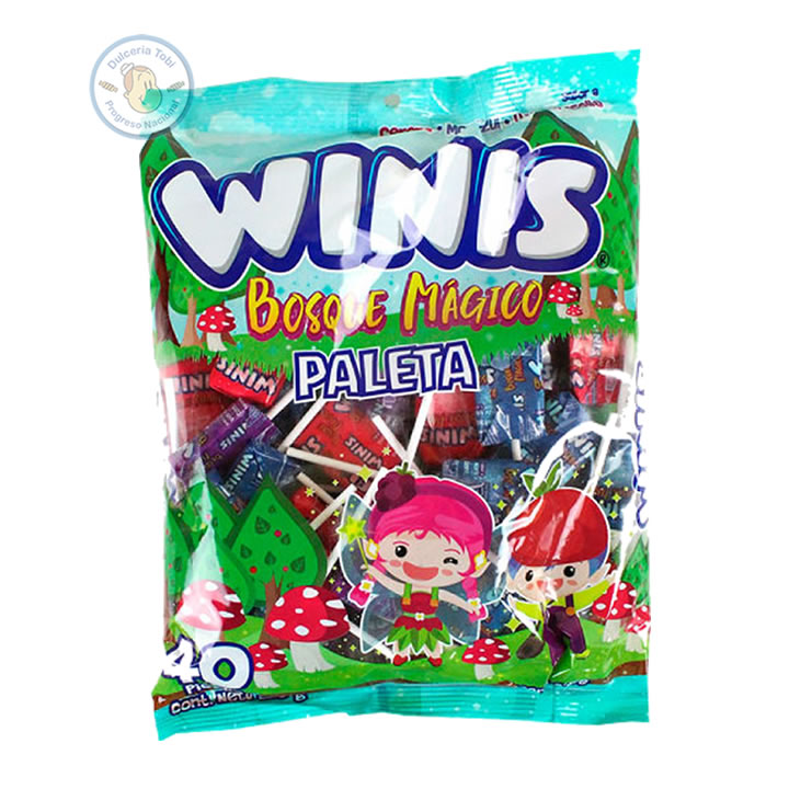 Winis Paleta Bosque Magico Multisabor 40pz – Dulceria tobi