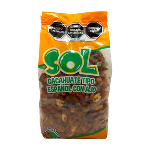 Sol Cacahuate Español Con Ajo Y Sal Botana 900g – Dulceria tobi