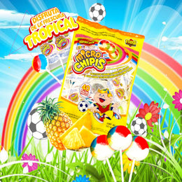 Paleta Mini Chipis Arcoiris Sabor Piña Colada 40Piezas – Dulceria tobi