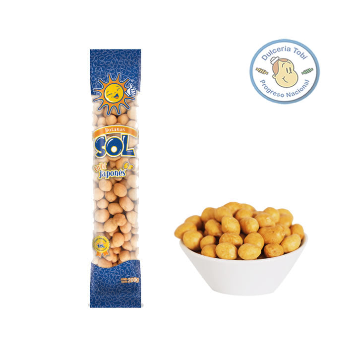 Sol Cacahuate Tubi Japones 160g. Pack 10piezas – Dulceria tobi