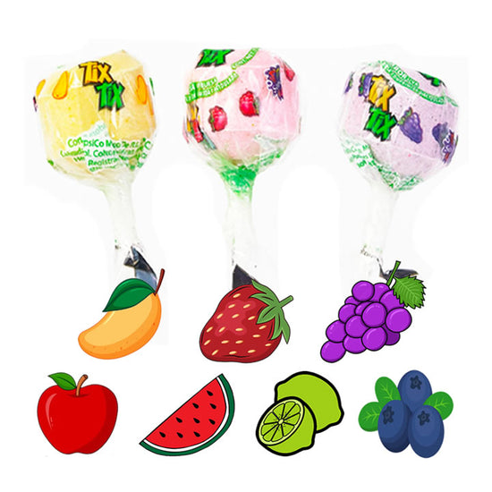 Sonrics Paleta Tix Tix Acidulada 30Pzas – Dulceria tobi
