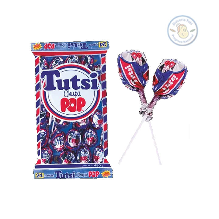 Tutsi Pop Paleta 24 piezas – Dulceria tobi