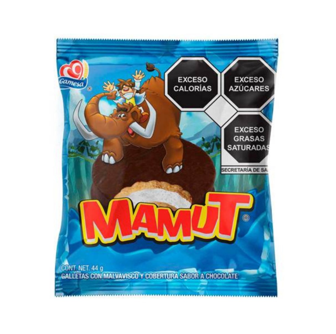 Mamut Galletas Con Malvavisco Y Cobertura Sabor A Chocolate 8 Paketine ...