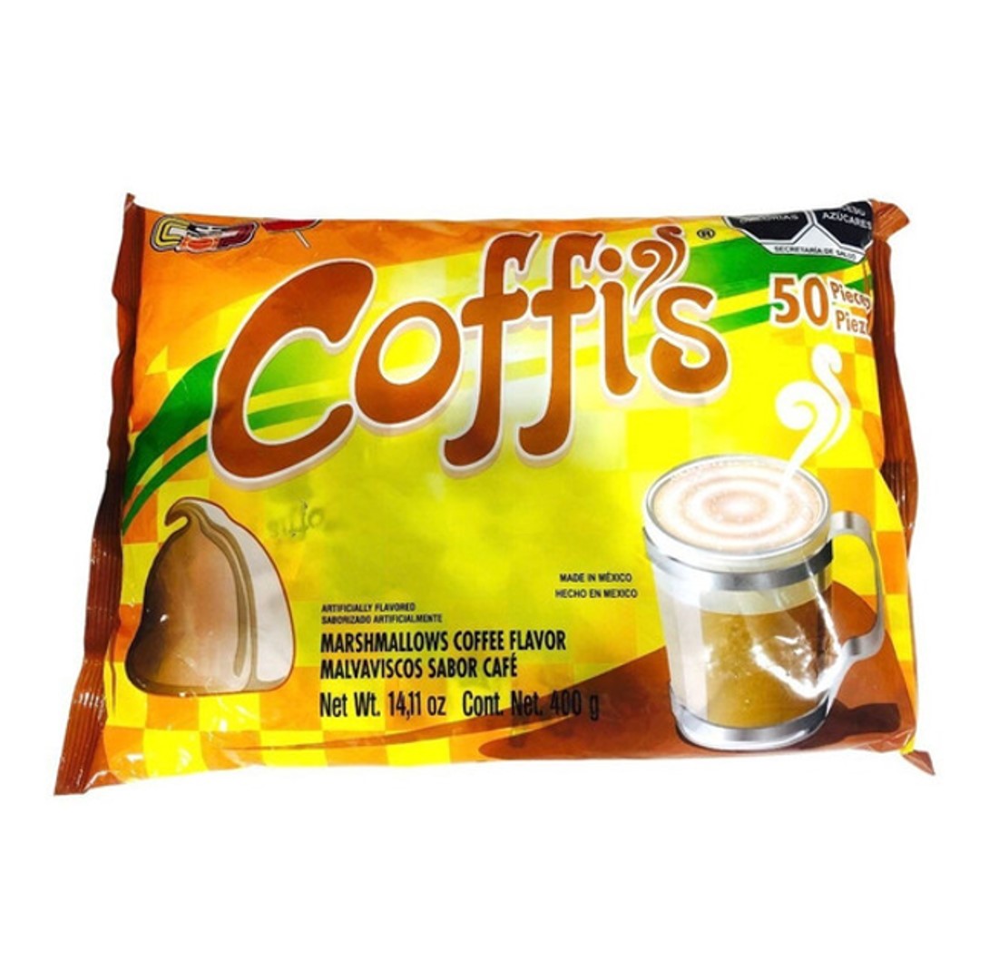 Malvavisco Coffis, 50 piezas – Dulceria tobi