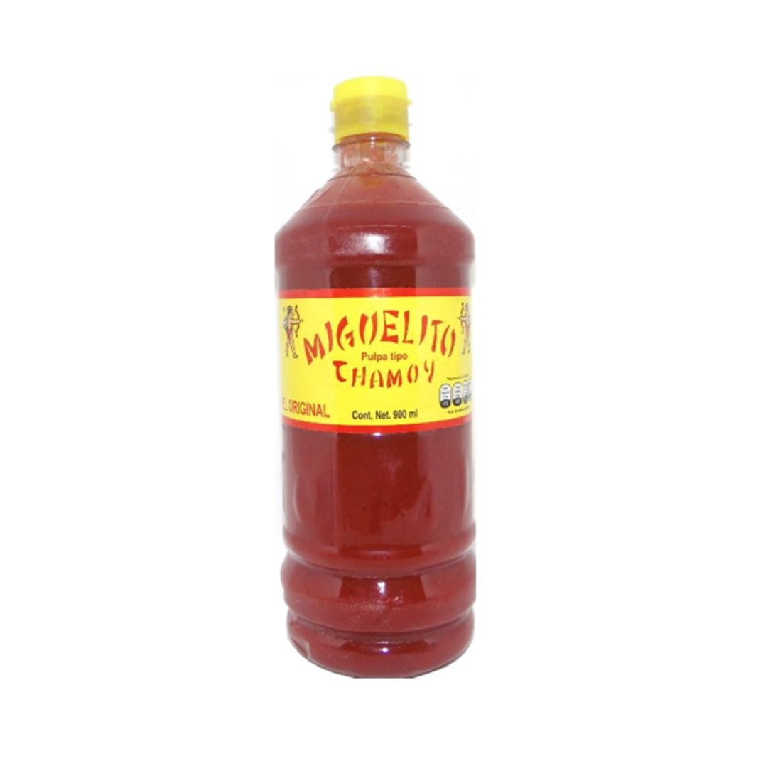 Miguelito Líquido Chamoy Dulce Botella 950g – Dulceria tobi