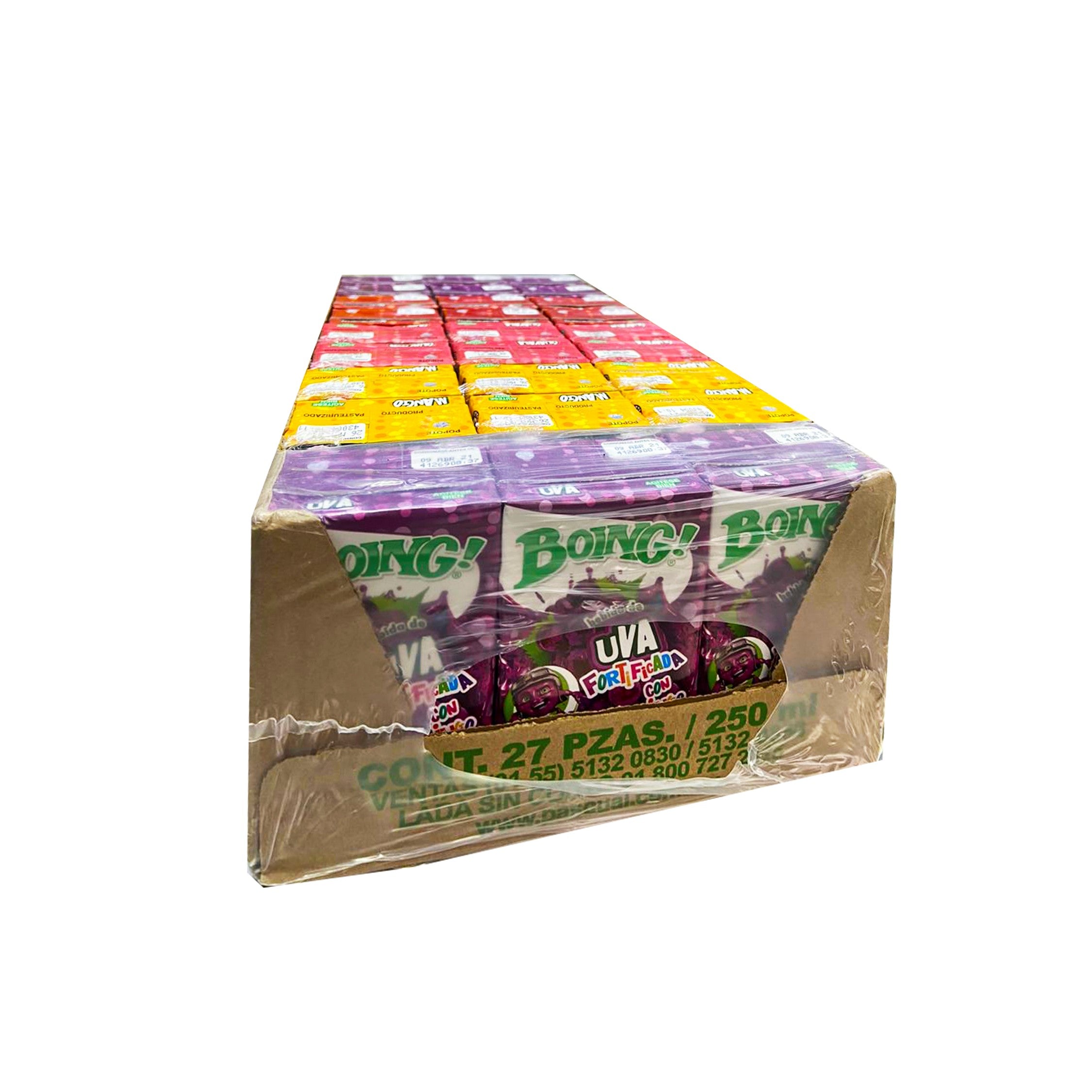 Jugos Boing Sabores Surtidos 250ml. Caja 27 Piezas – Dulceria tobi